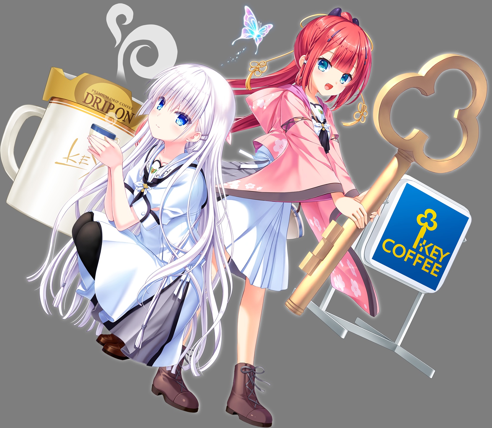 key humuyun na-ga summer pockets summer pockets reflection blue kamiyama shiki naruse shiroha ...